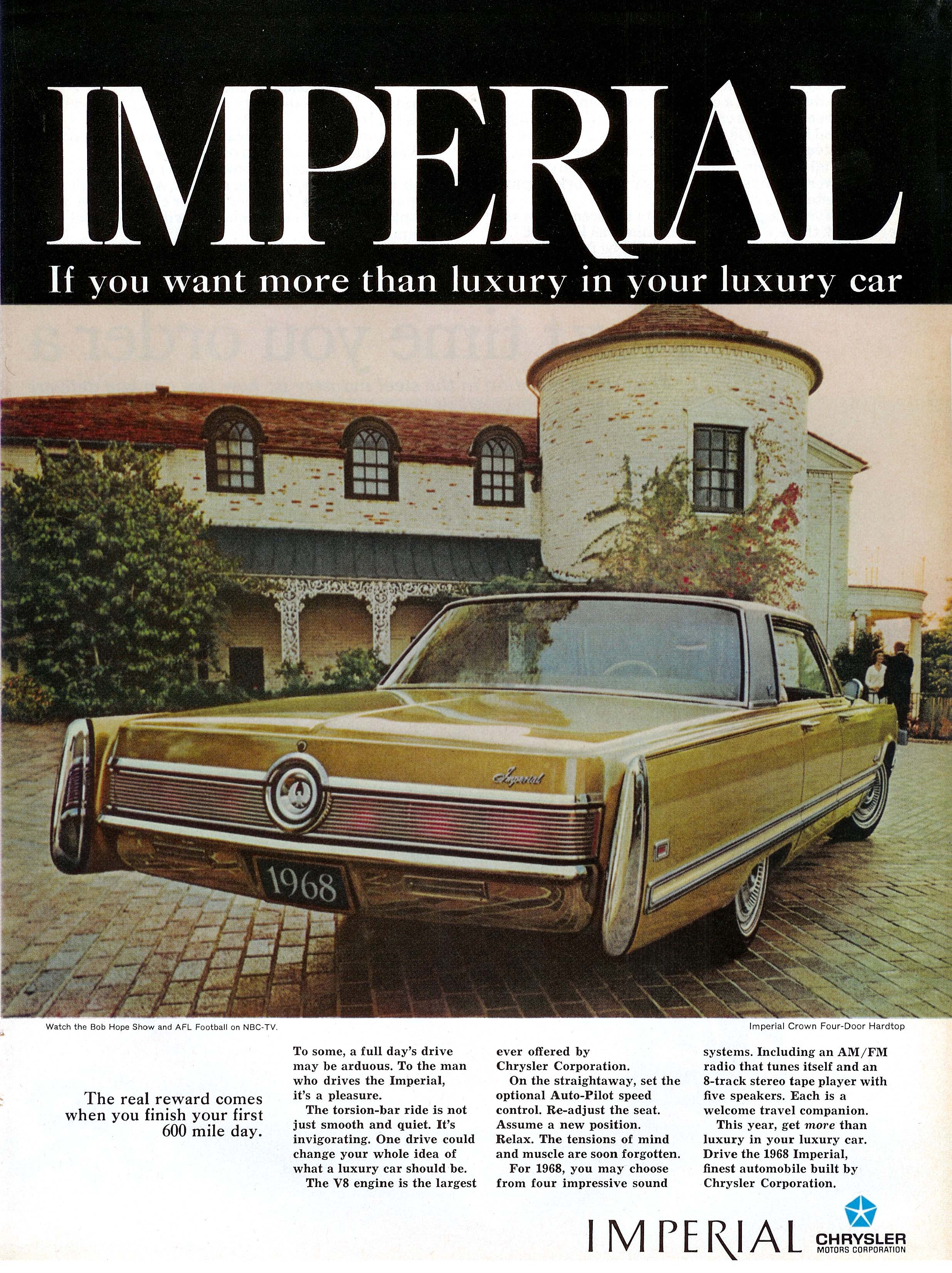 1968 (Chrysler) Imperial Ads