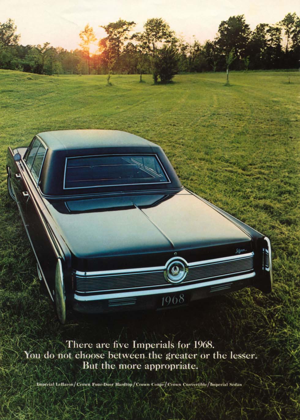 1968 (Chrysler) Imperial Ads