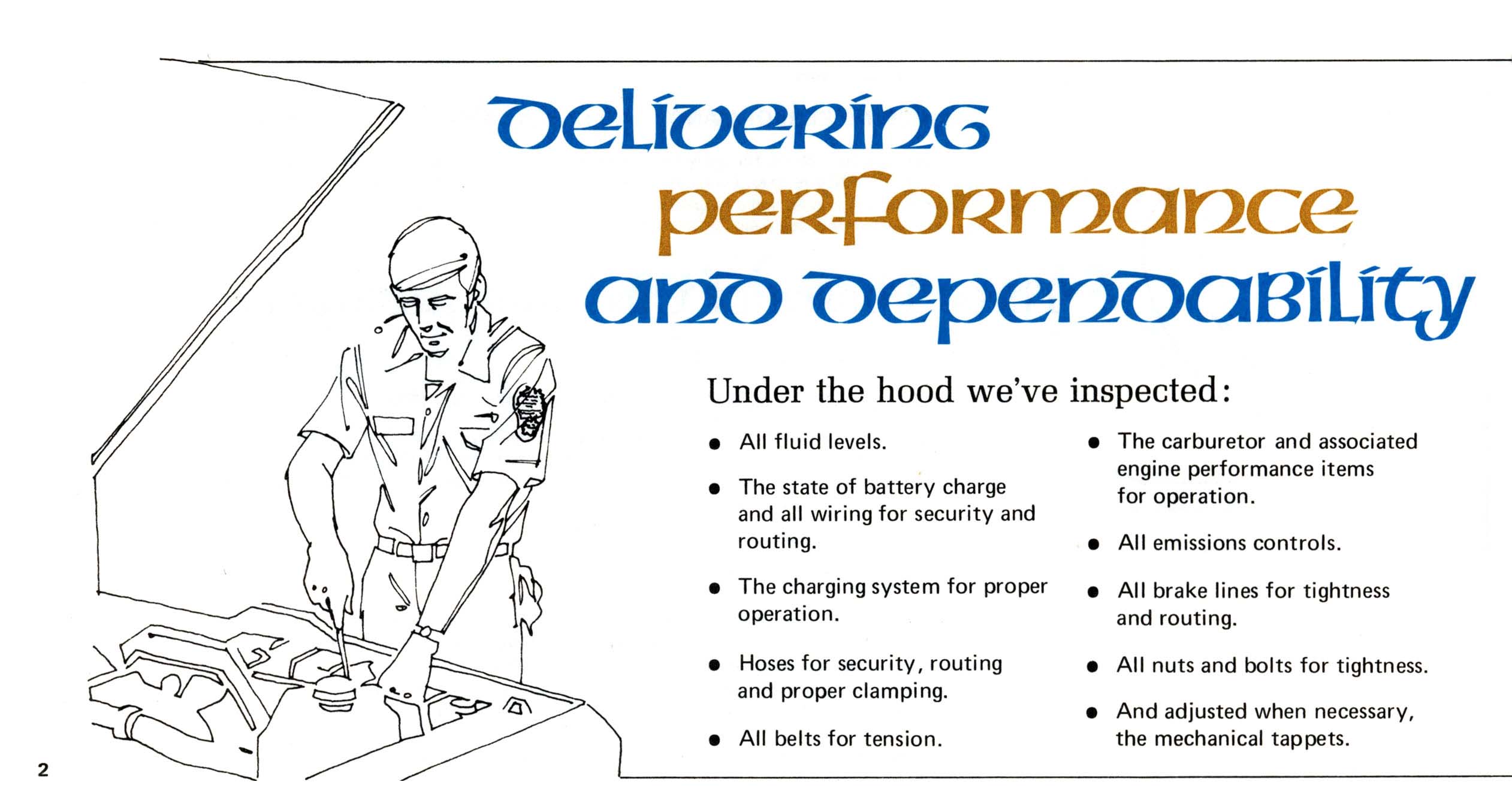 1976 Chrysler Customer Assurance Manual